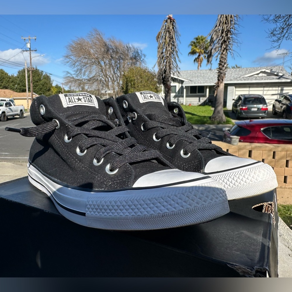 Converse Black All Star Ct Street Mid - Gem